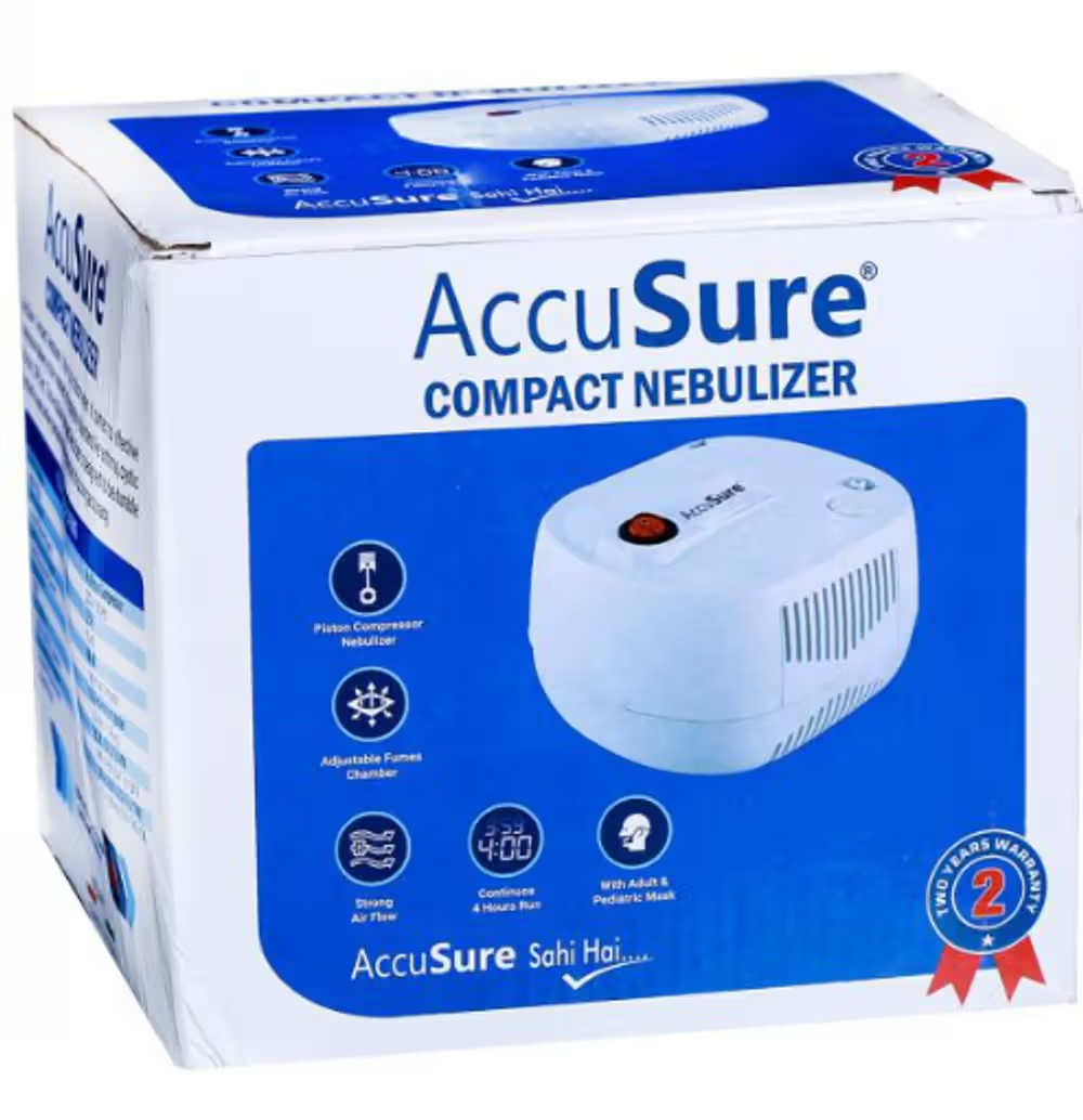 ACCUSURE compressor nebulizer kit MD – Suraj Surgicals